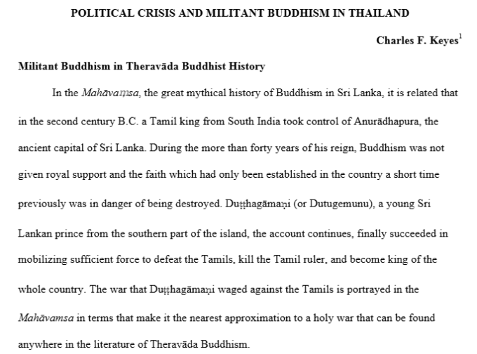 Debunking the myth of militant Buddhism: A defense of Sri Lanka’s ...