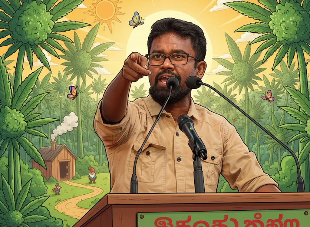 NPP MP assaults police officer following cannabis raid - Pulseline.lk